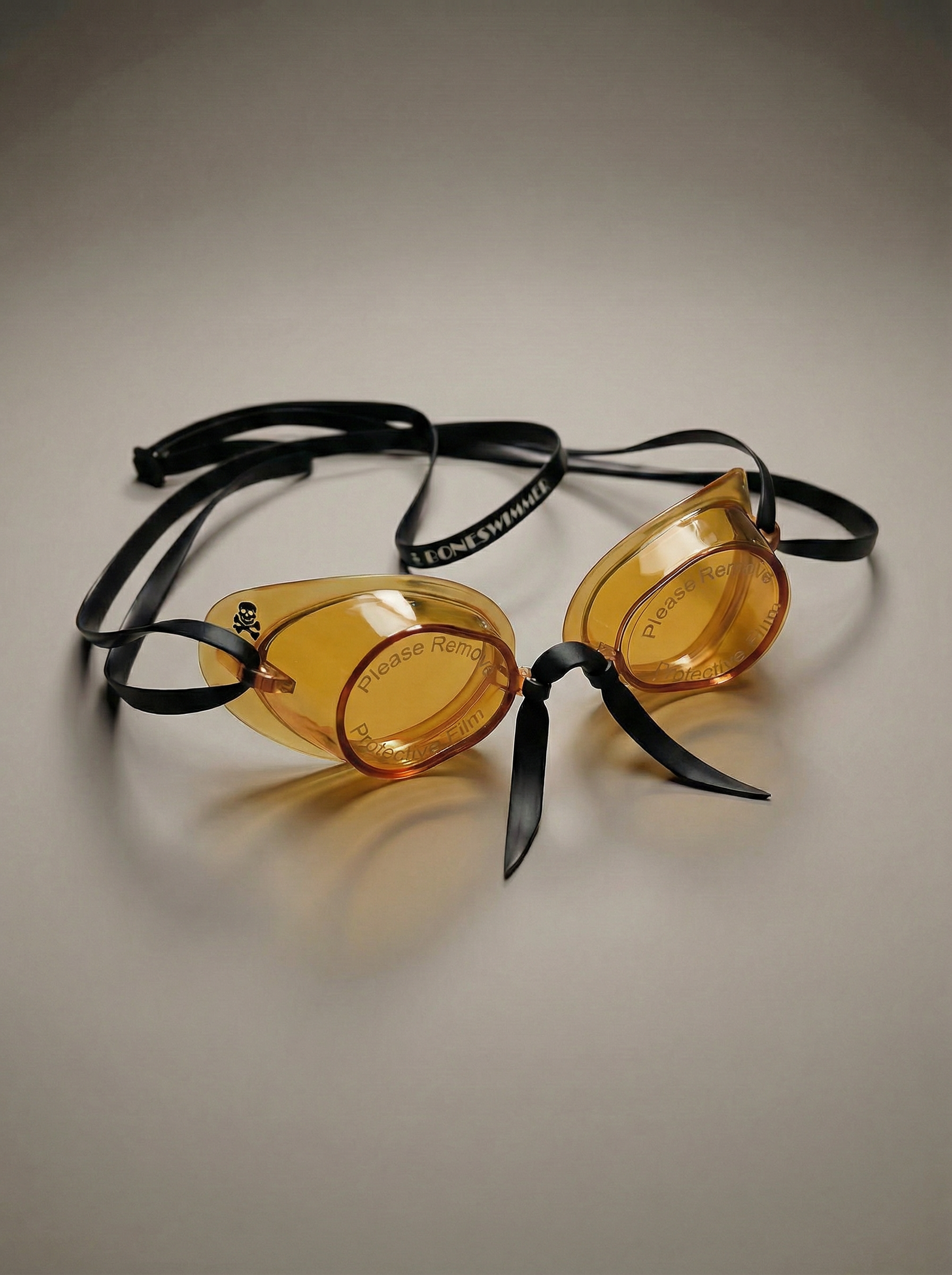 Occhialini “Svedesi” con Silicone Soft Frame — Arancione – Boneswimmer